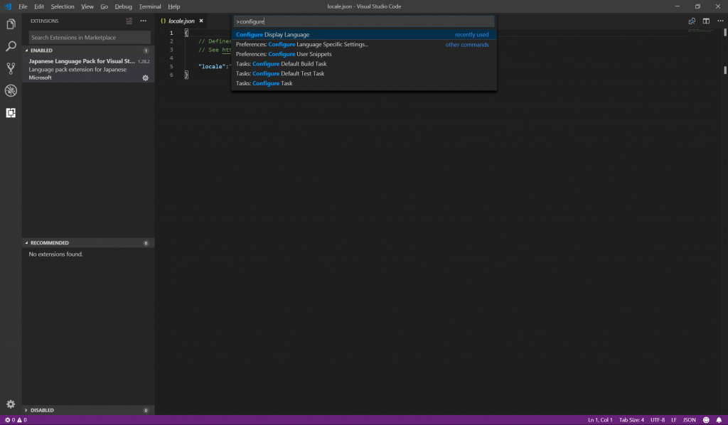 Visual Studio Code 日本語化 | trelab