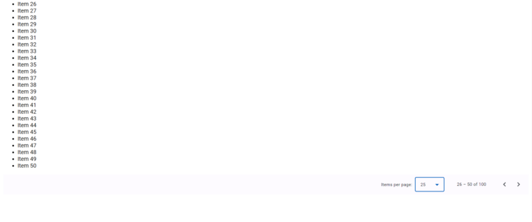 Angular Materialを使ったページング機能の実装 | trelab